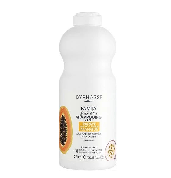 Шампунь Для Волос Byphasse Family Fresh Delice Papaye Mangue Shampoo ...
