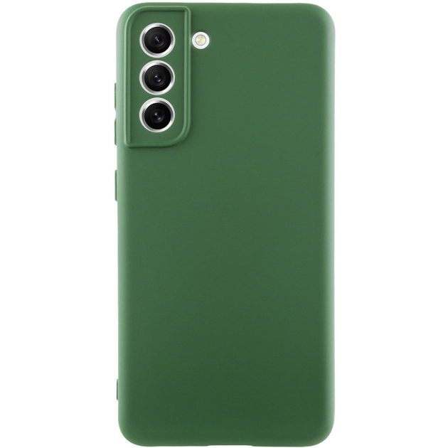 Чохол Silicone Cover Lakshmi Full Camera (AA) для Samsung Galaxy S22 Зелений / Dark green – фото ...
