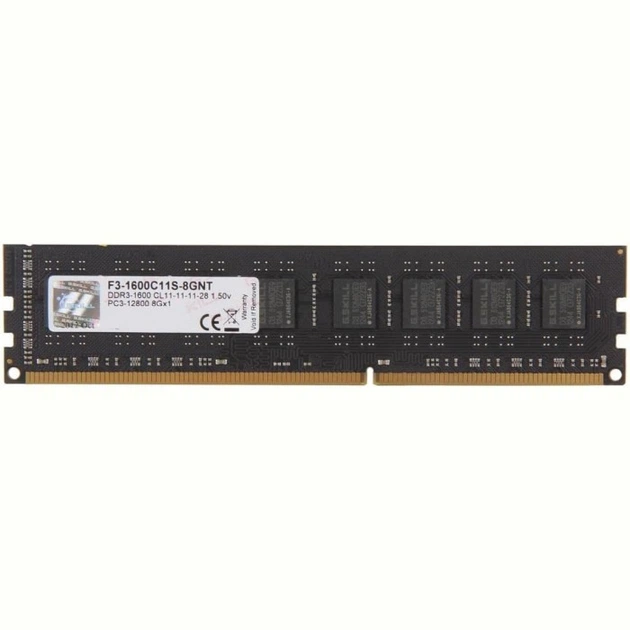 Модуль памяти DDR3 8GB/1600 G.Skill Value (F3-1600C11S-8GNT) – фото ...