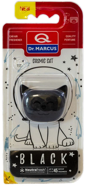 Ароматизатор Dr. Marcus Cosmic Cat Black (Черный) подвесной; на ...
