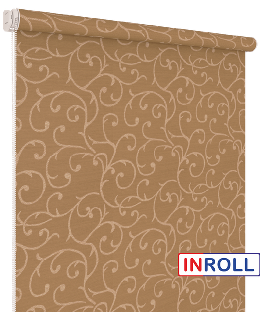 Ролета тканевая INROLL Есо-Mini Plus 62,5х165 см Akant Какао 1827 ...