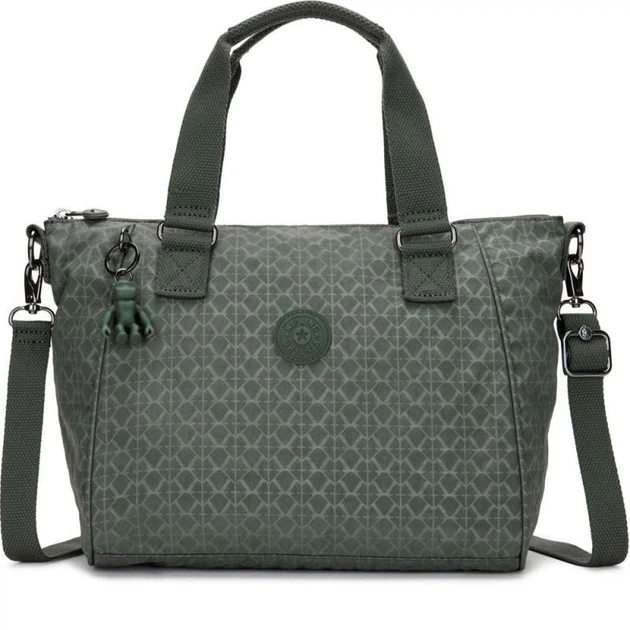 Сумка Kipling AMIEL Sign Green Emb (F6C) – Оригинальные сумки от брендов | ROZETKA