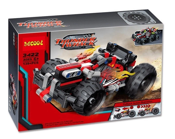 Конструктор Decool 3422 перегоновий автомобіль – іграшки з доставкою від ROZETKA