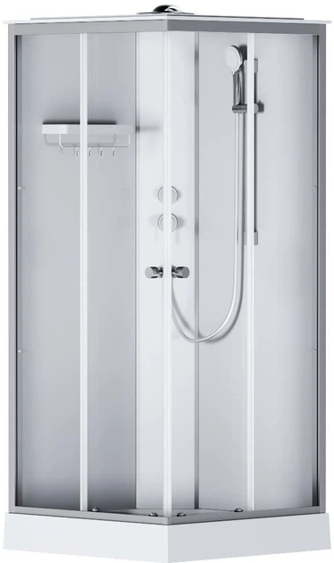 Душова кабіна AM.PM X-Joy W94C-403-090MT 90x90 см матовий хром/прозоре скло з піддоном – фото ...