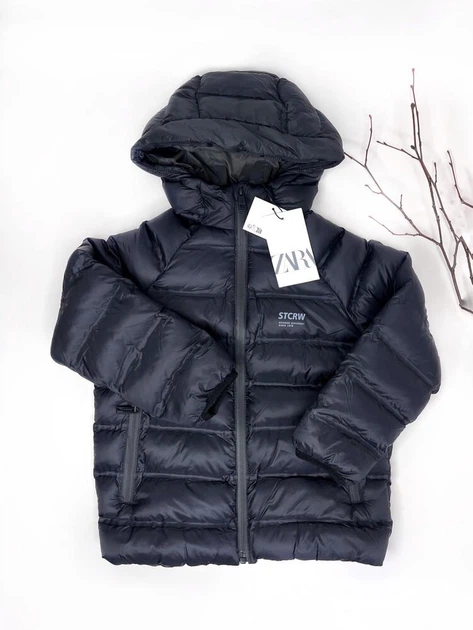 Демісезонна куртка ZARA 122 см чорно-сірий артикул Л781 от продавца: Topotuli – в интернет ...