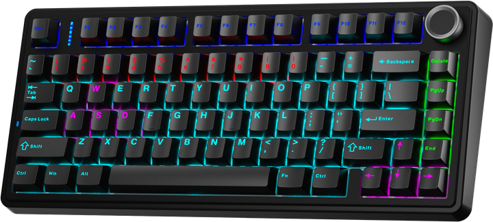 Клавіатура Aula F75 підсвітка, чорна 297234 – фото, відгуки ...