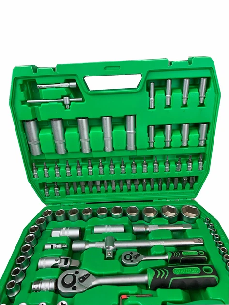 Автомобільний набір інструментів Intertool 108 предметів набір ключів для дому автонабір з ...