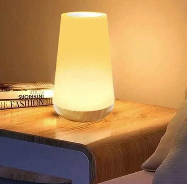 Акумуляторний світильник-нічник з сенсорним керуванням та від пульта ...