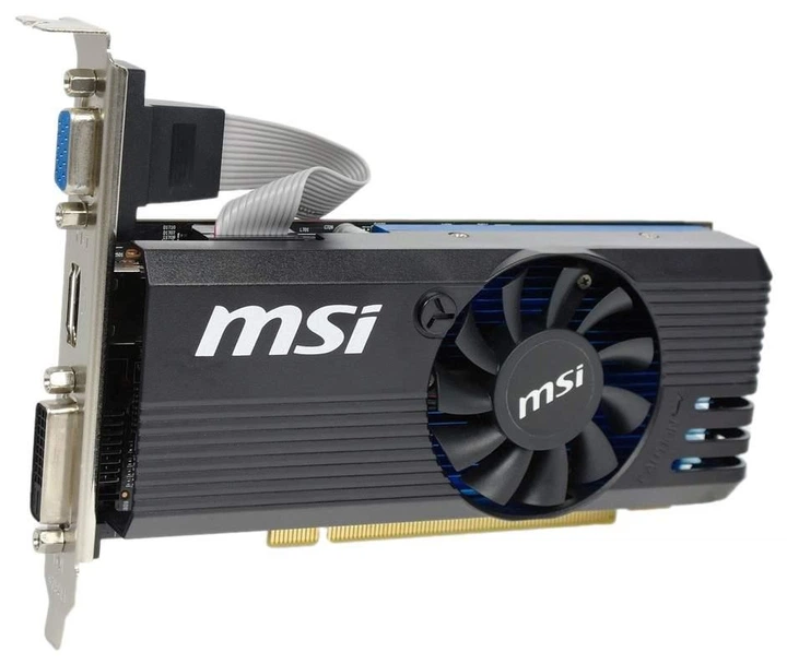 Відеокарта MSI PCI-Ex AMD RADEON R7 240 на 2 GB GDDR3, 128 BIT ( VGA, DVI, HDMI ) Б/У – фото ...