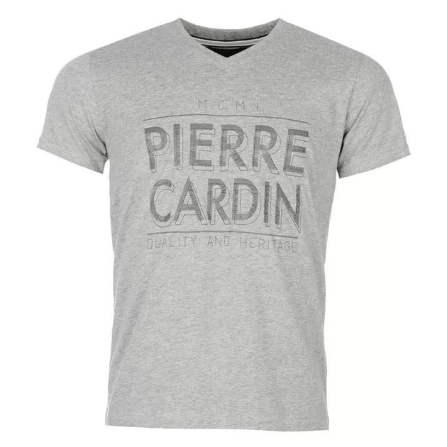 Хлопковая футболка Pierre Cardin Quality and Heritage Color: Grey Marl ...