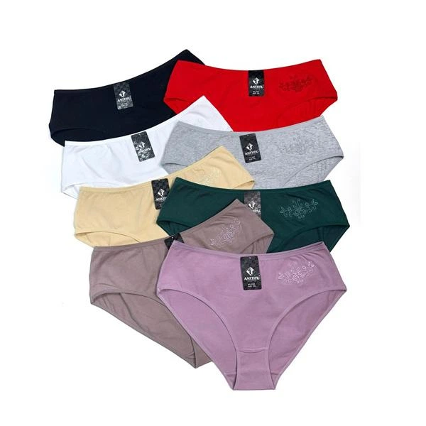 Трусы женские слипы 3XL однотонные Anttifu 18526 - 8 шт от продавца: Da-na – в интернет-магазине ...