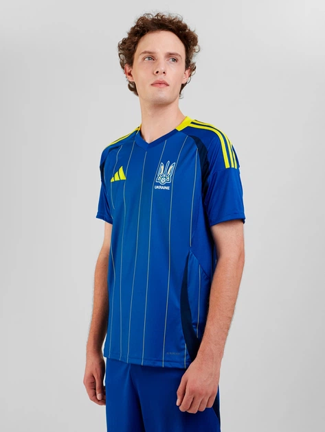 Футболка спортивная длинная мужская Adidas UAF Away IP2175 XS Синяя ...