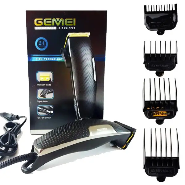 Машинка для стрижки + насадки Чорна / Мережева / Професійна Gemei GM-806B (L) – фото, отзывы ...