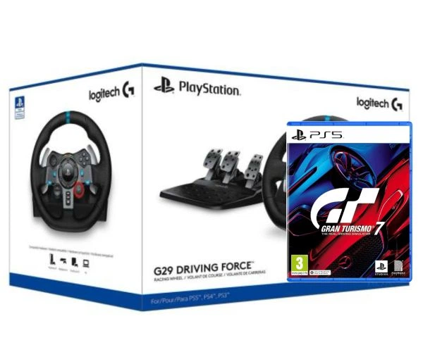Кермо та педалі Logitech G29 Driving Force Racing Wheel + Гра Gran ...