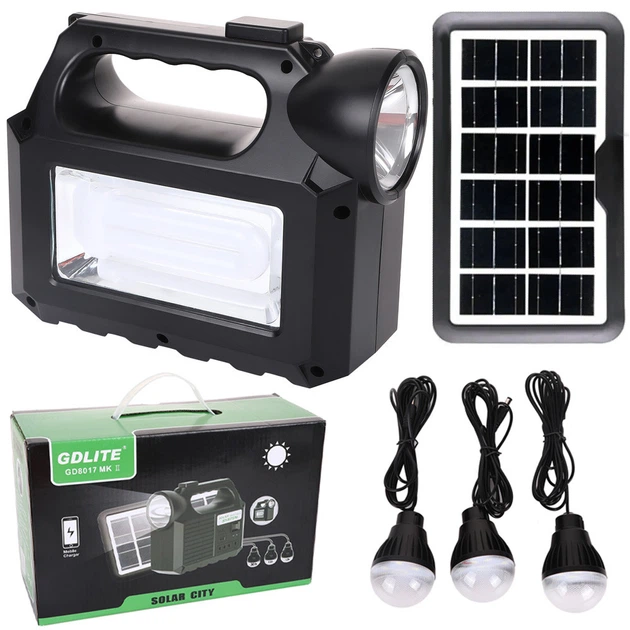 Портативная солнечная батарея (станция) 5000мАч GDLITE GD-8017 – фото ...
