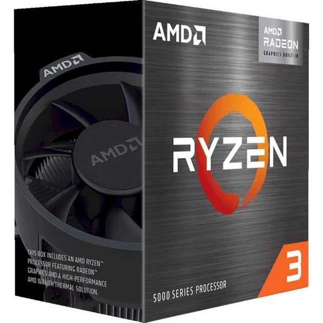 Процесор AMD Ryzen 3 5300G (100-100000253BOX) (Socket AM4, 8T, 4.2 ГГц ...