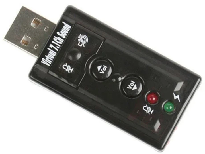 USB звуковая карта 3D Sound card 7 в 1 внешняя – фото, отзывы ...