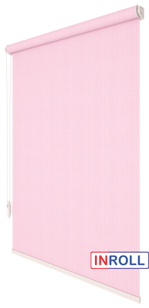 Ролета тканевая INROLL Есо-Standart 67,5х185 см BO Berlin Розовый 307 ...