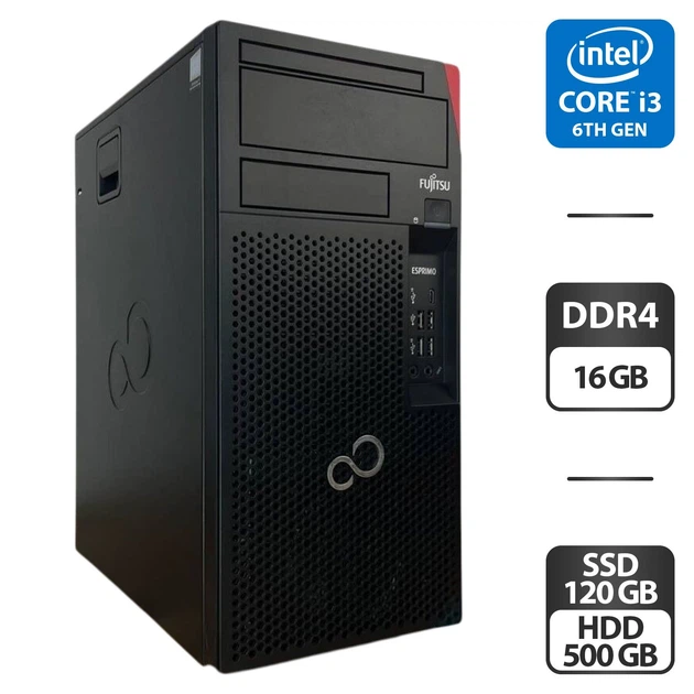 Компьютер Fujitsu Esprimo P758 E85 Tower / Intel Core i3-8100 (4 ядра ...