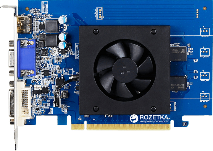 Видеокарта Gigabyte PCI-Ex GeForce GT 710 1024MB GDDR5 (64bit) (954/ ...