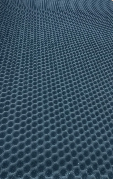 Акустический ячеистый поролон «волна» лист 1,2х1м толщина 20мм темно ...