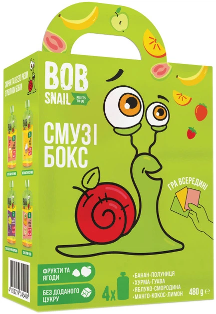 Набор Bob Snail Смузи бокс с комиксом, 480 г от продавца: the Blue ...