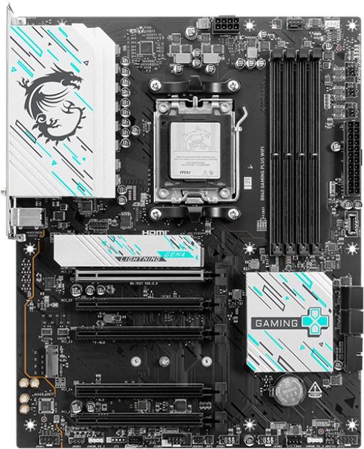 Материнська плата MSI B840 Gaming Plus Wi-Fi (sAM5, AMD B840, PCI-Ex16 ...