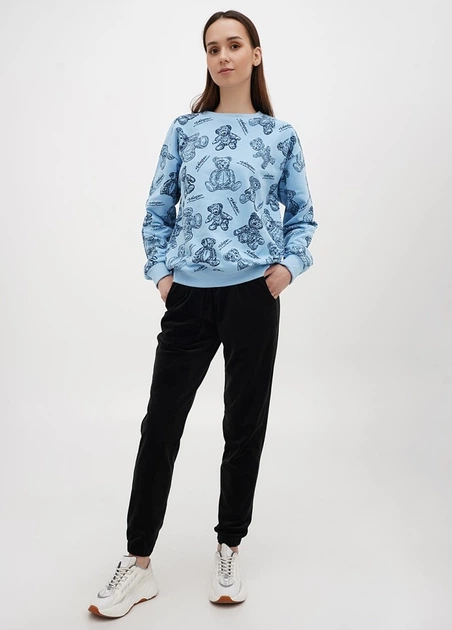 Штаны спортивные женские 42 Черный (276033-42) – Брендовая одежда | ROZETKA