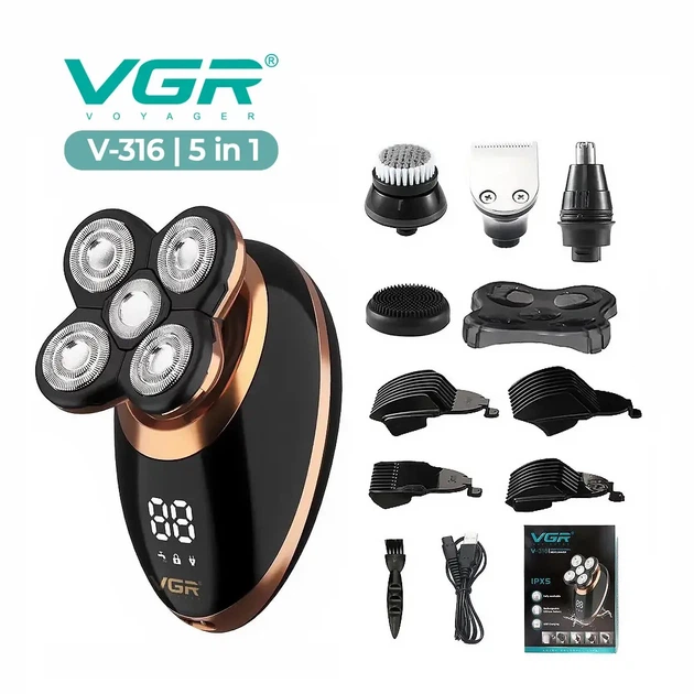 Электробритва VGR V-316 бритвенная система 40 шт в упаковке – фото, отзывы, характеристики в ...