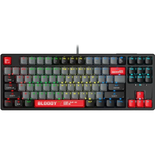 Клавиатура Bloody A4Tech S87 RGB USB Energy Red (S87 (Energy Red ...