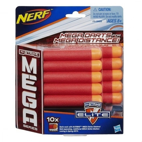 Набор стрел Hasbro Nerf N-Strike Elite Mega 10 шт (A4368) – фото ...