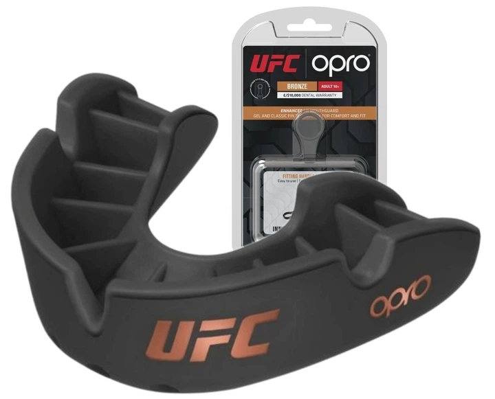 Капа боксерська OPRO Bronze UFC Hologram Black (art.002258001) – фото ...