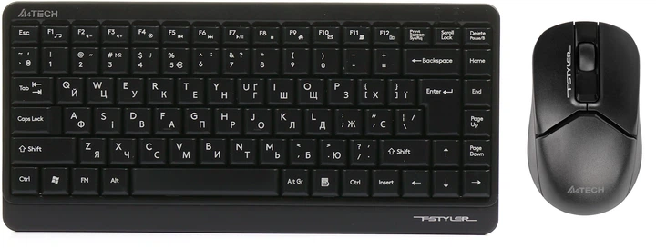Комплект бездротовий A4Tech Fstyler FG1112 Black (4711421959339) – фото ...