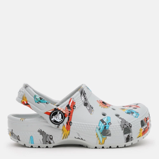 Детские кроксы-сабо для мальчика Crocs Classic Race Cars Graphic Cg T ...