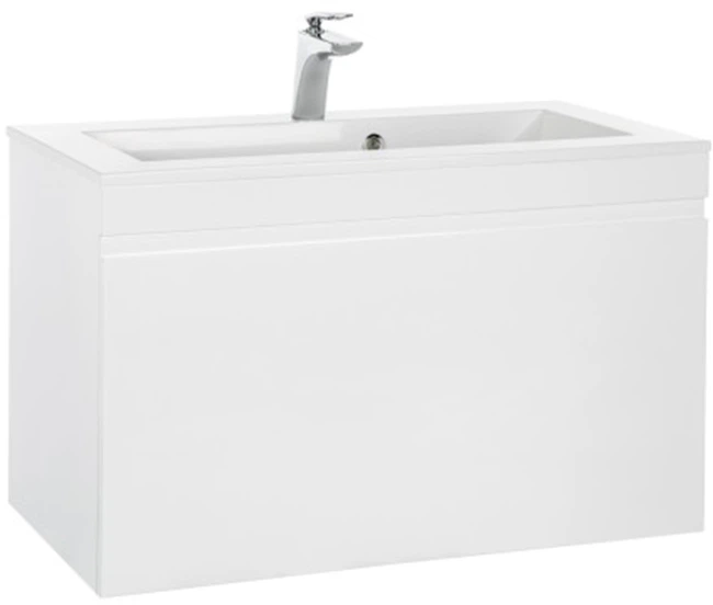 Тумба подвесная NORWAY EVA-600 М105060 белая с умывальником – фото ...