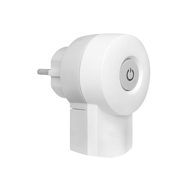 Вилка электрическая Legrand 50409 с выключателем с заземлением белая ...