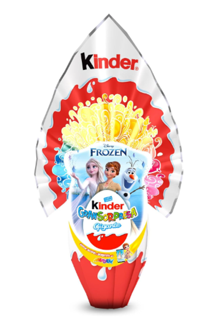 Большое шоколадное яйцо Kinder Gransorpresa Disney Frozen Киндер ...