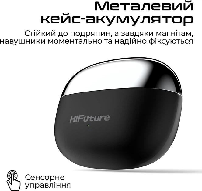 Навушники HiFuture FlexClip Black (flexclip.black) купити в інтернет-магазині ROZETKA ...