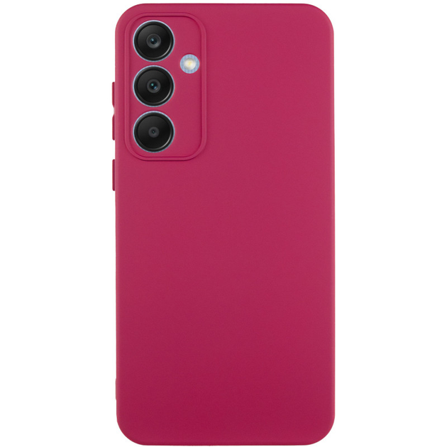 Противоударный Чехол Silicone Cover Lakshmi Full Camera (AA) для Samsung Galaxy S23 FE Бордовый ...