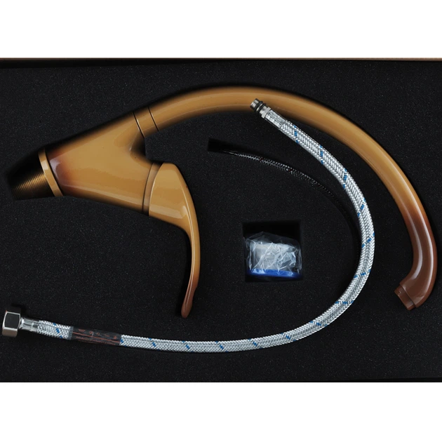 Змішувач для кухні Haiba Mars 777 коричневий (HB0272) – фото, відгуки, характеристики в інтернет ...