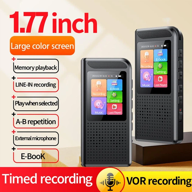 Міні диктофон Amoi A8 32GB цифровий MP3 плеєр з вбудованим динаміком – фото, відгуки ...