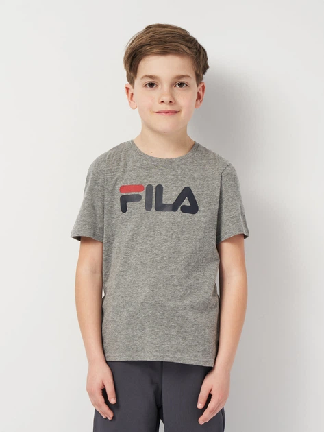 Подростковая футболка для мальчика Fila 134616FLA-2A 146-152 см Серая (2999002597398 ...