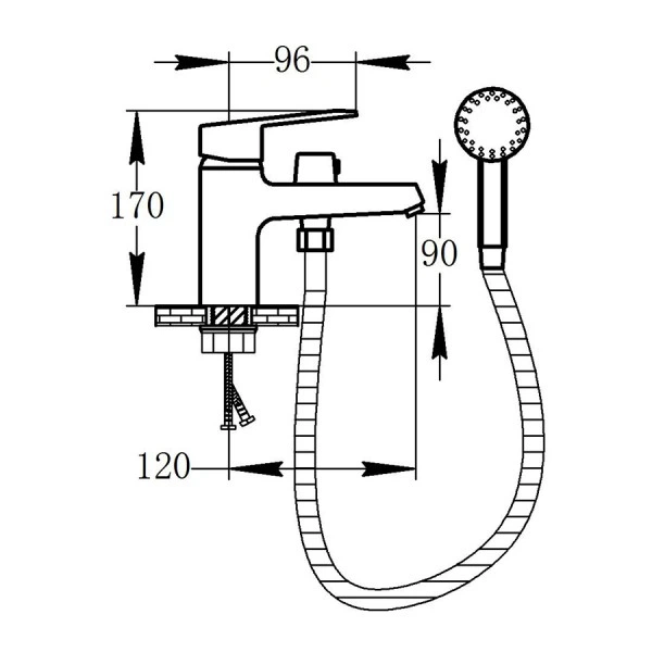 Смеситель Для Ванной Potato P1409 На Борт K40 – низкие цены, кредит ...