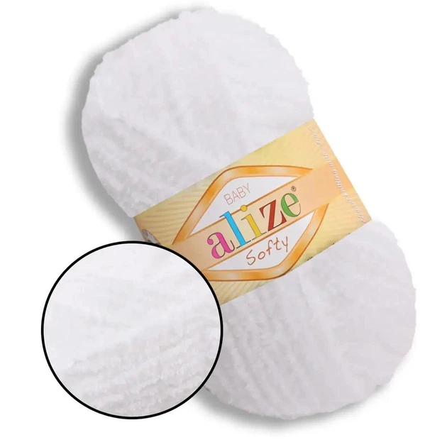 Пряжа для в'язання Alize Softy 55 Білий – фото, відгуки, характеристики в інтернет-магазині ...