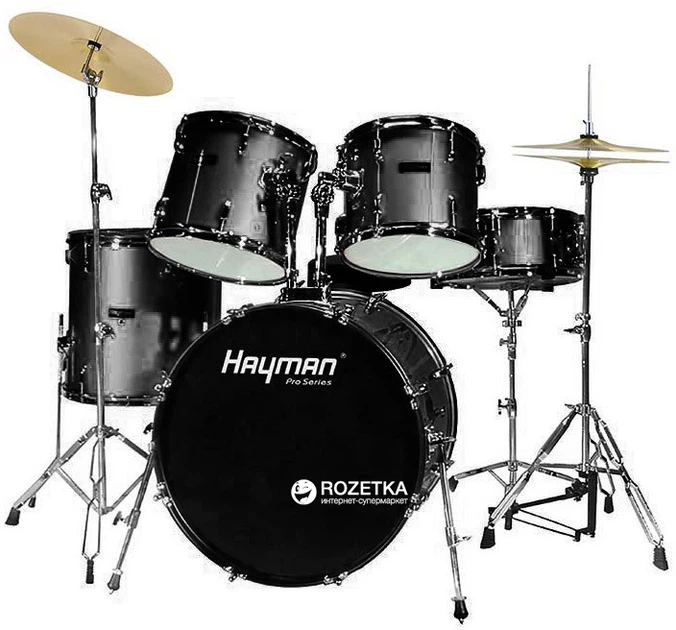 Ударная установка Hayman HM-400-BK (18-3-17-1) – фото, отзывы ...
