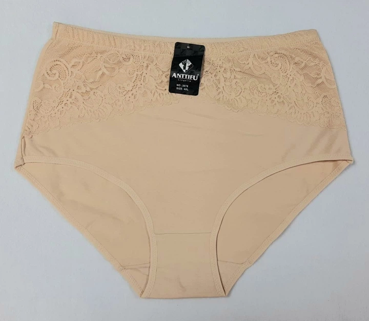 Труси сліпи батальні жіночі Anttifu 3078 6xl(р) бежевий – Брендовий одяг | ROZETKA