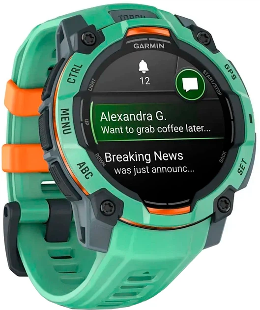 Смарт-годинник Garmin Instinct 3 45mm AMOLED Neo Tropic Bezel w/Neo ...