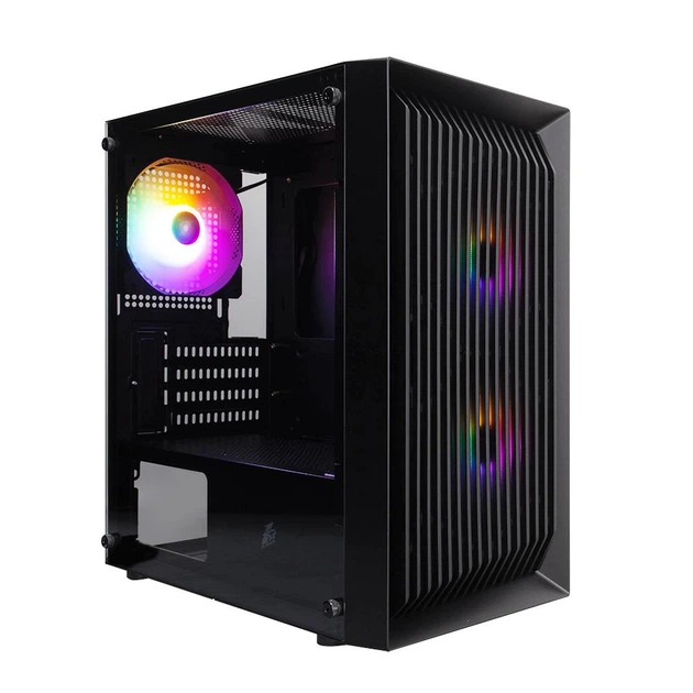 Корпус 1stPlayer BS-2-BK-3F1 Black (BS-2-BK-3F1) – фото, відгуки ...