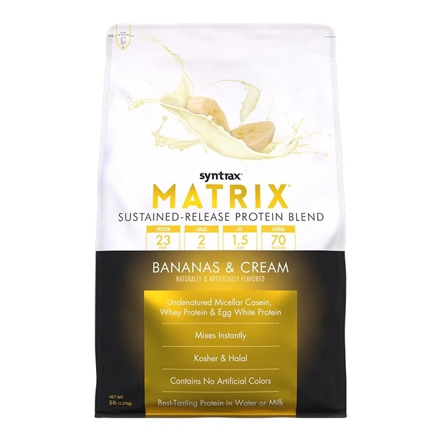 Протеїн Syntrax Matrix, 2.27 кг - Банан – фото, відгуки, характеристики ...