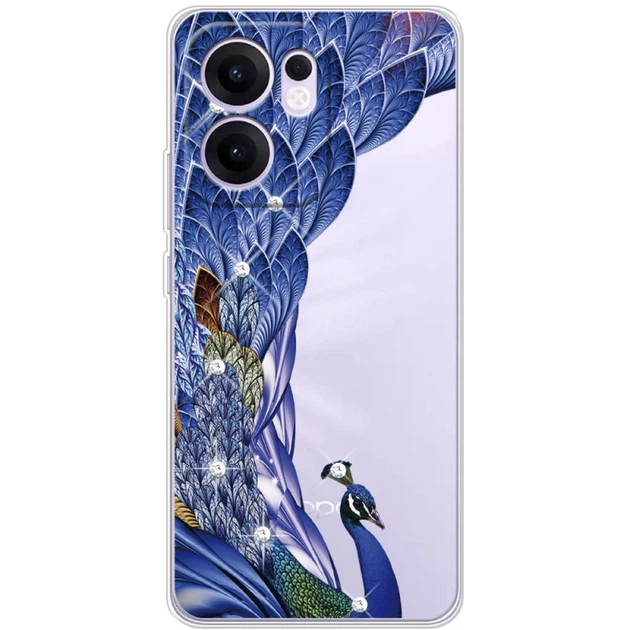 Силіконовий чохол BoxFace OPPO Reno 13 FS 5G Peafowl (65572-rs7) – фото ...